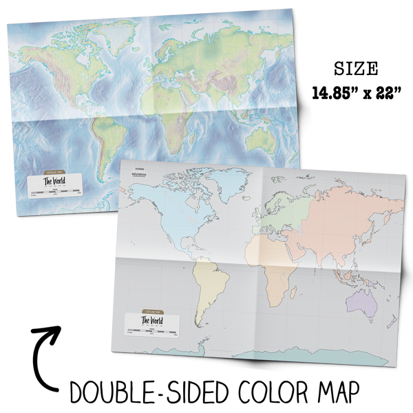 World Map Set by Rethink Geography | GeoMatters