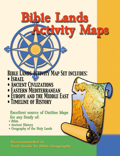 Bible Lands Activity Map Set | GeoMatters